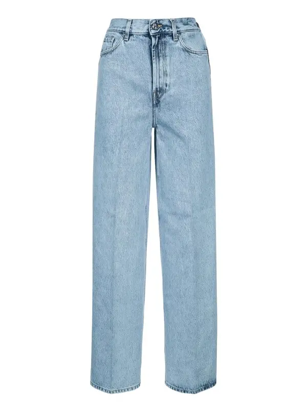 TOTEME Wide Leg Denim Jeans - Multicolor