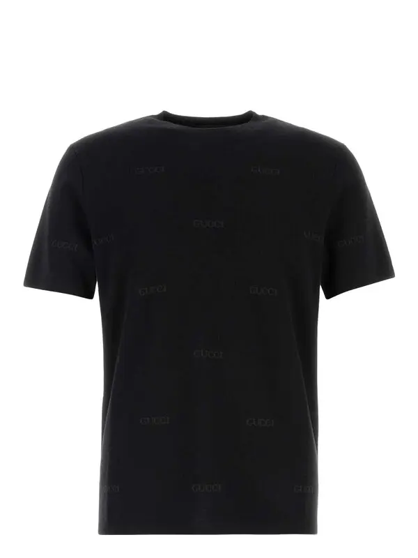 Gucci Embroidered Wool Blend T-shirt - Multicolor