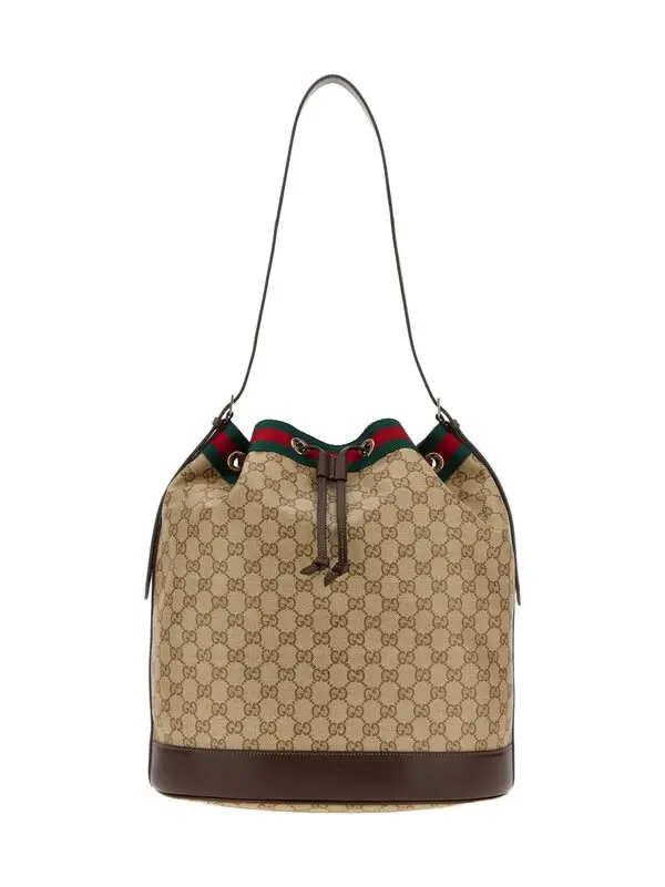 Gucci Gg Canvas Bucket Bag - Multicolor