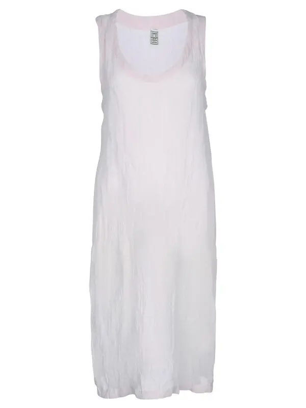 TOTEME Crinkled Gauze Tank Dress - Multicolor
