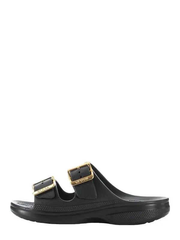 CROCS Metallic Buckle Sandal - Black