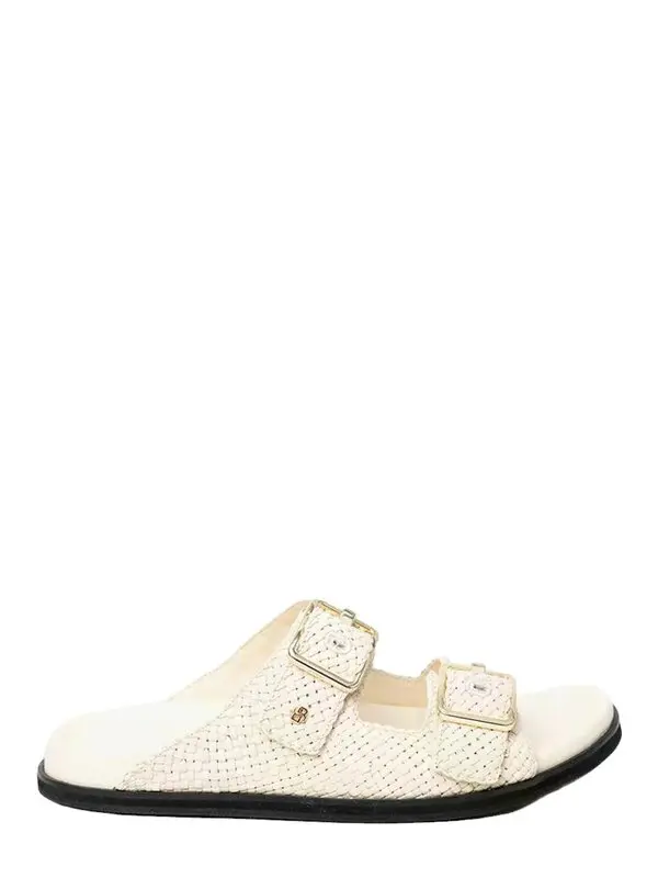 BOSS Woven Buckle-fastening Sandals - Neutrals