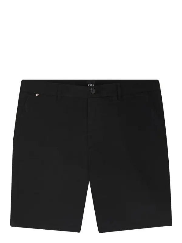 BOSS Logo Detail Tailored Shorts - Black