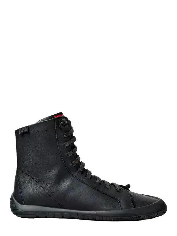 Camper Peu Path+ Leather Ankle Boots - Black