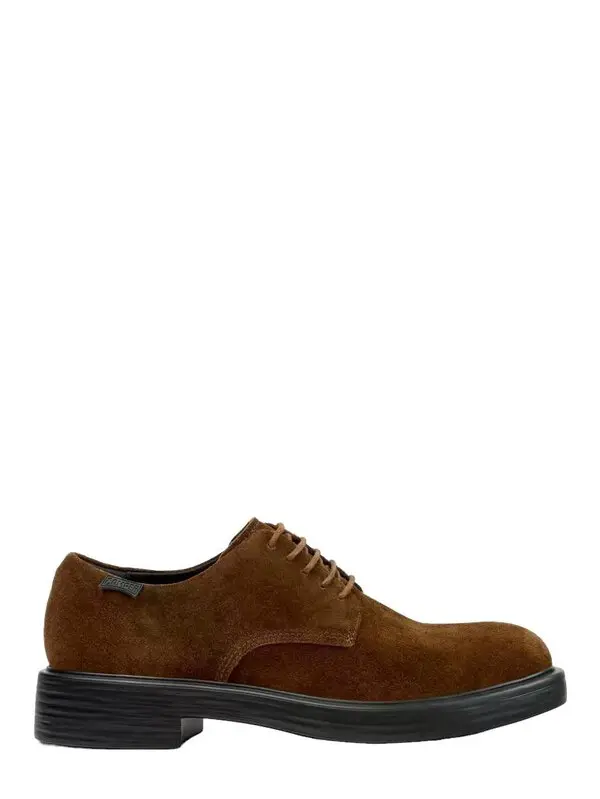 Camper Dean Suede Lace-up Shoes - Brown
