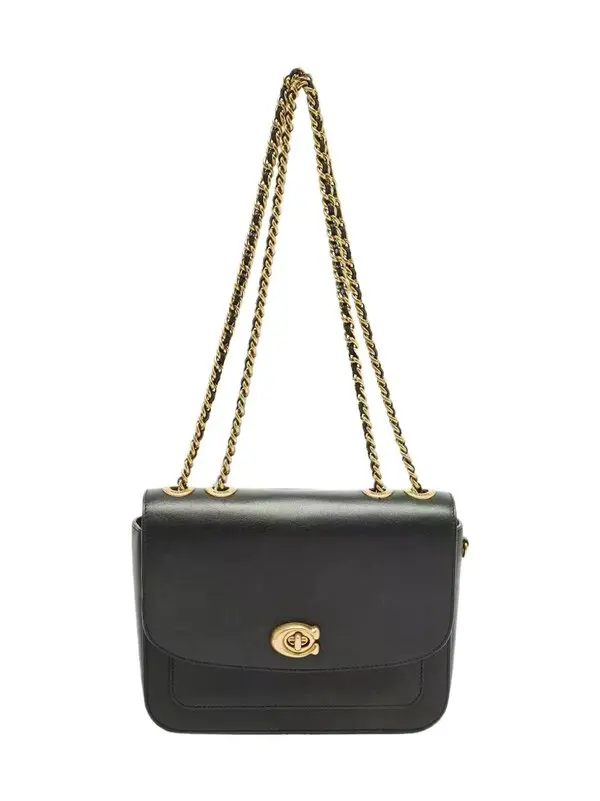 COACH VINTAGE Madison Turn-lock Shoulder Bag - Black