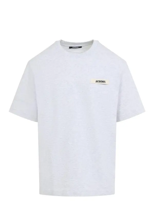 Jacquemus Le T-shirt Grosgrain T-shirt - Gray