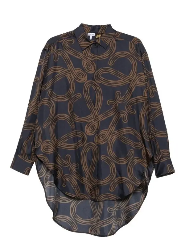 Loewe Printed Silk Shirt - Multicolor