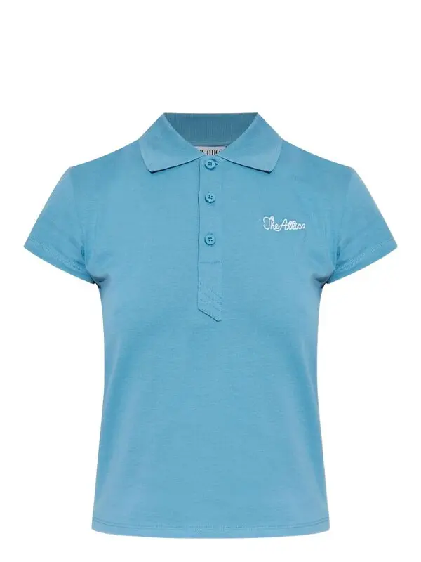 Attico Cotton Jersey Polo Shirt - Multicolor