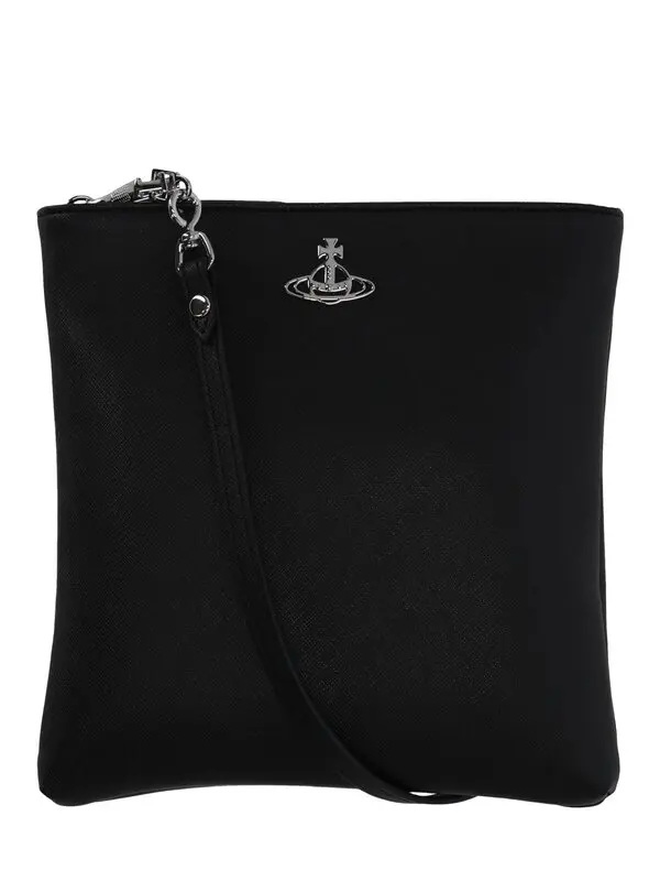 VIVIENNE WESTWOOD Squire Square Crossbody Bag - Black