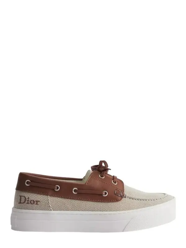 Dior Round Toe Casual Shoes - Gray
