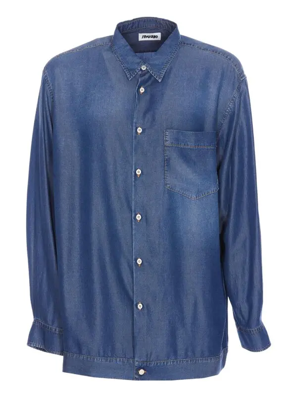 MAGLIANO Long-sleeved Buttoned Shirt - Blue