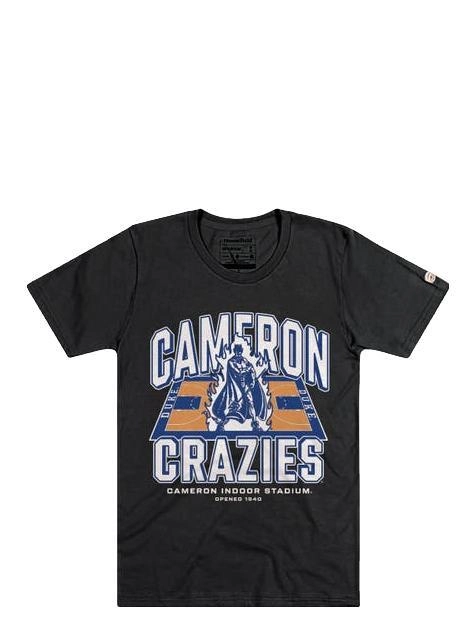 HOMEFIELD Duke Blue Devils Basketball Vintage T-shirt - Black