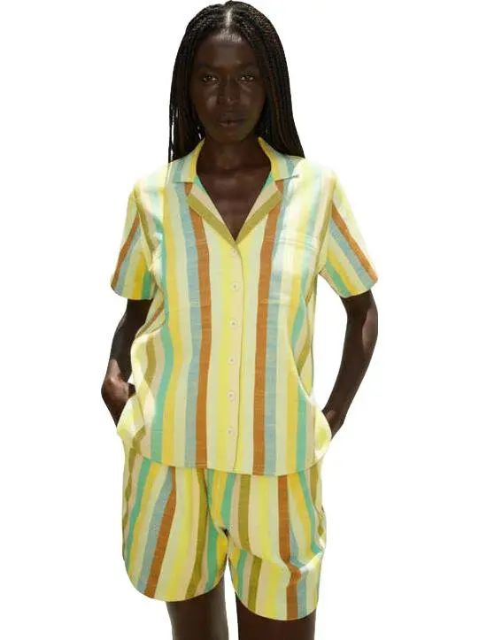 Ace & Jig Holden Patch Pocket Button-up Shirt - Wave