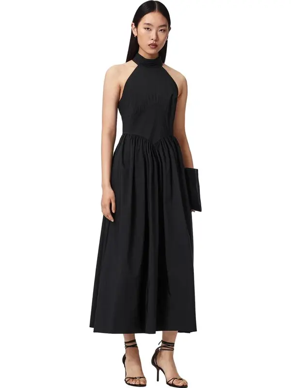 ALLSAINTS Arora Sleeveless Maxi Dress - Black