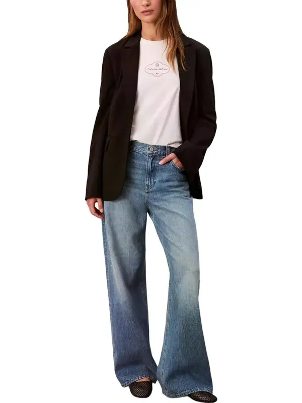 Calvin Klein Wide-leg Jeans - Blue