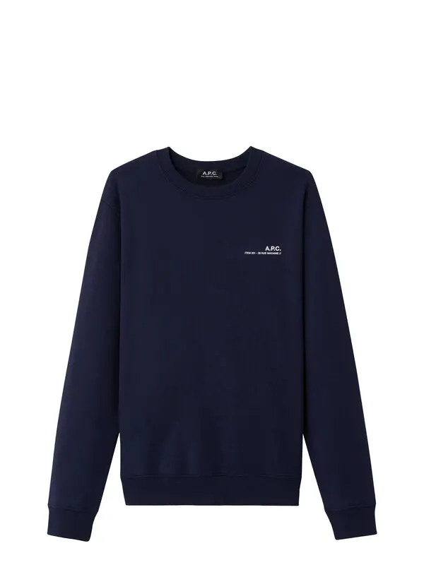 A.p.c. Item 0001" Sweatshirt - Navy Blue