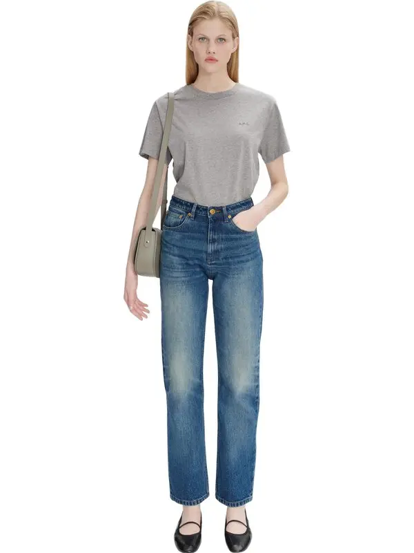 A.p.c. Kylie Stonewashed Slim Fit Jeans - Indigo