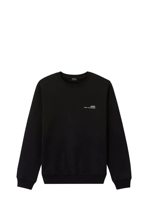 A.p.c. Item 0001 Logo Sweatshirt - Black