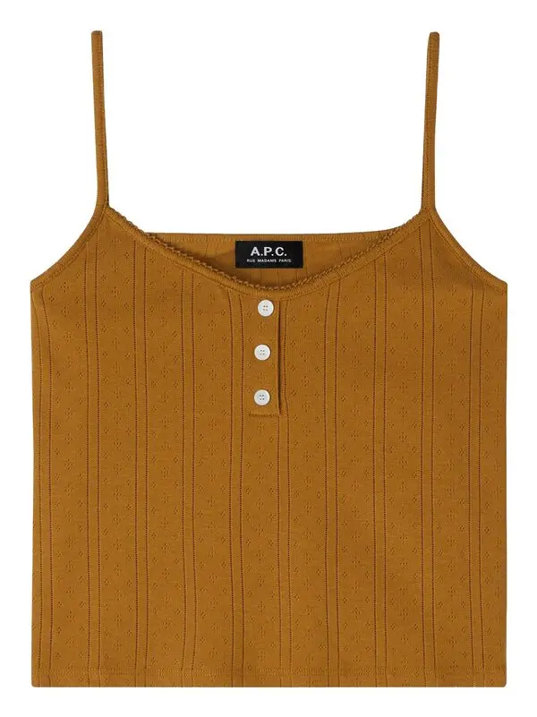 A.p.c. Adèle Tank Top - Camel