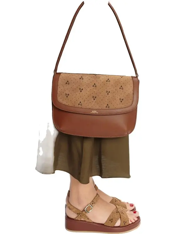 A.p.c. Sarah Shoulder Bag - Brown