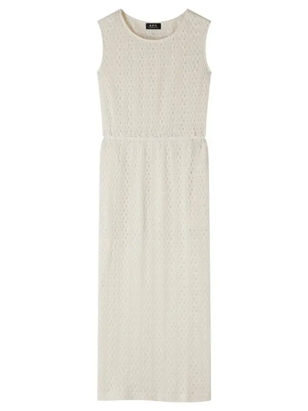 A.p.c. Madison Maxi Dress - Ecru