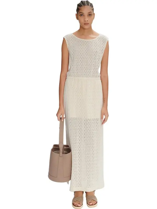 A.p.c. Madison Maxi Dress - Ecru