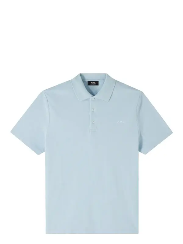 A.p.c. Standard Polo Shirt - Light Blue