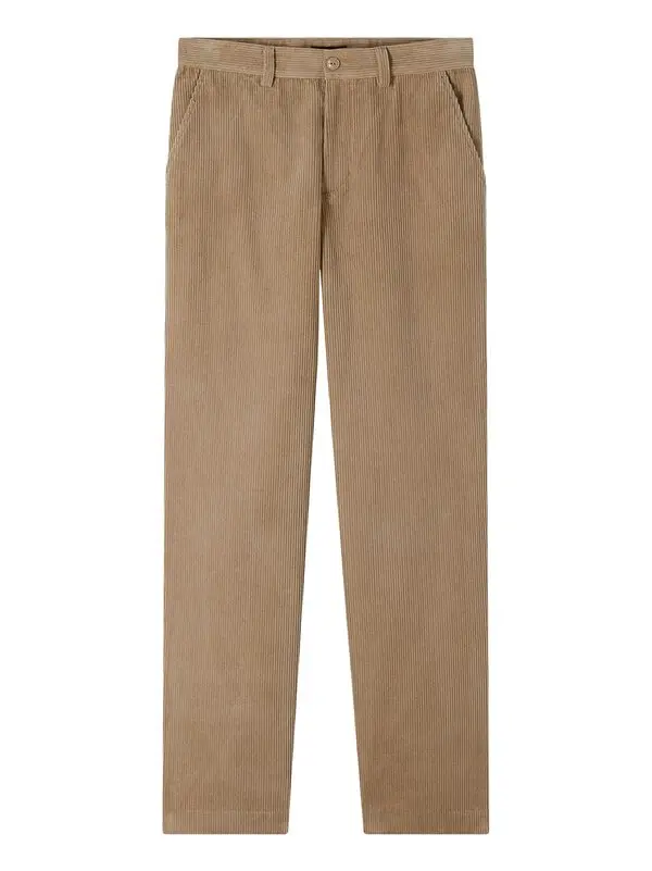 A.p.c. Brigitte Straight Leg Trousers - Beige