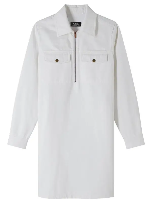 A.p.c. Felicity Dress - White