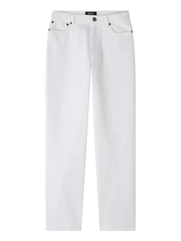 A.p.c. High Rise Sailor Jeans - White