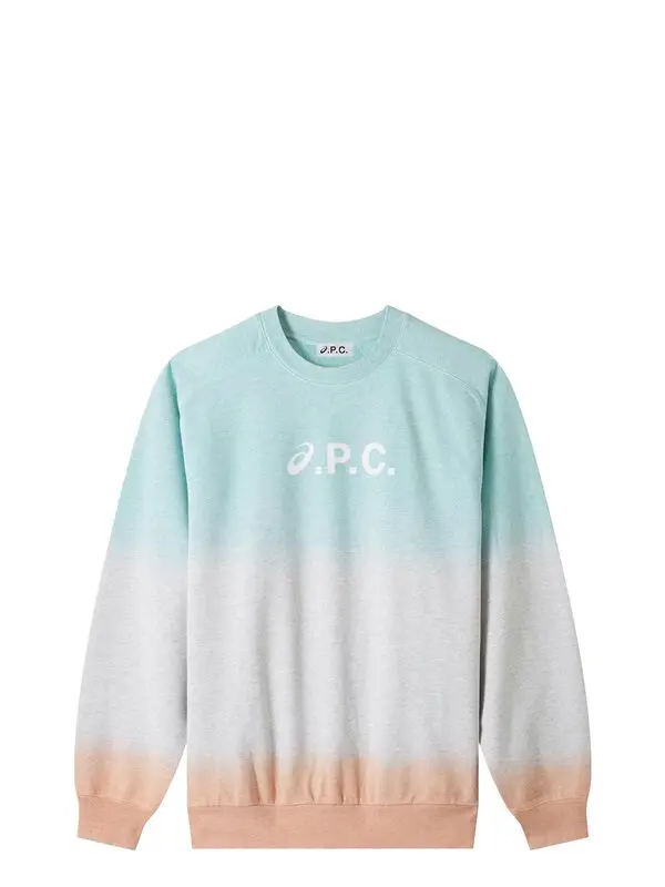 A.p.c. X Asics Dip-dye Sweatshirt - Multicoloured