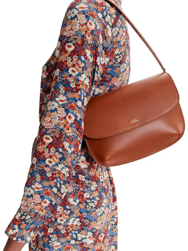 A.p.c. Sarah Double Pouch Shoulder Bag - Brown