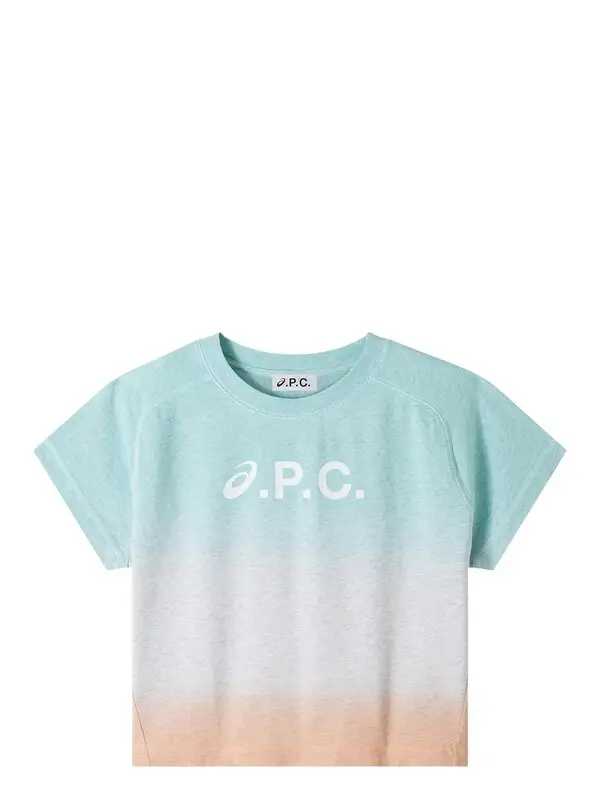 A.p.c. X Asics Dip-dye Logo T-shirt - Multicoloured