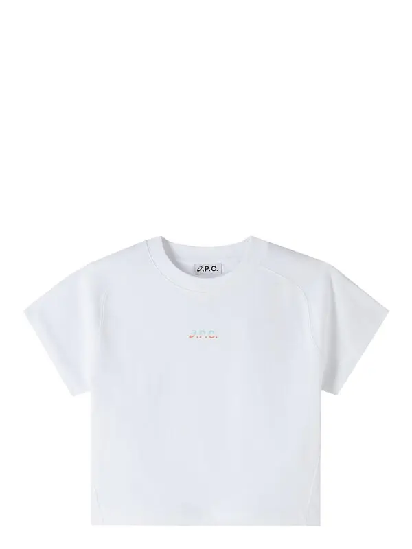 A.p.c. X Asics Collaboration Cropped T-shirt - White