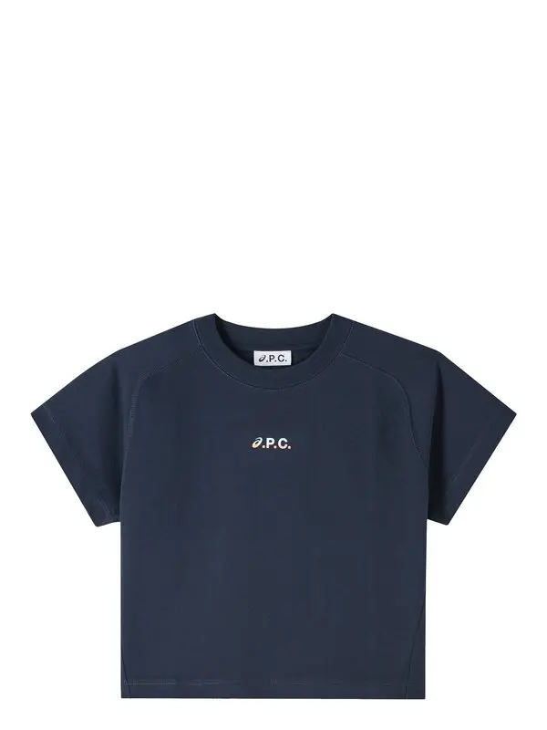 A.p.c. X Asics Collaboration T-shirt - Navy Blue