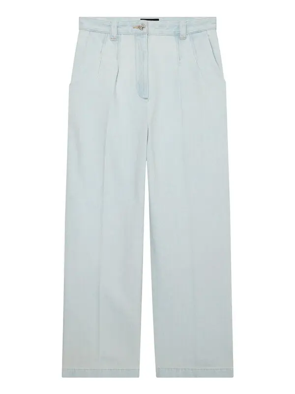 A.p.c. Tressie Wide Leg Trousers - Indigo