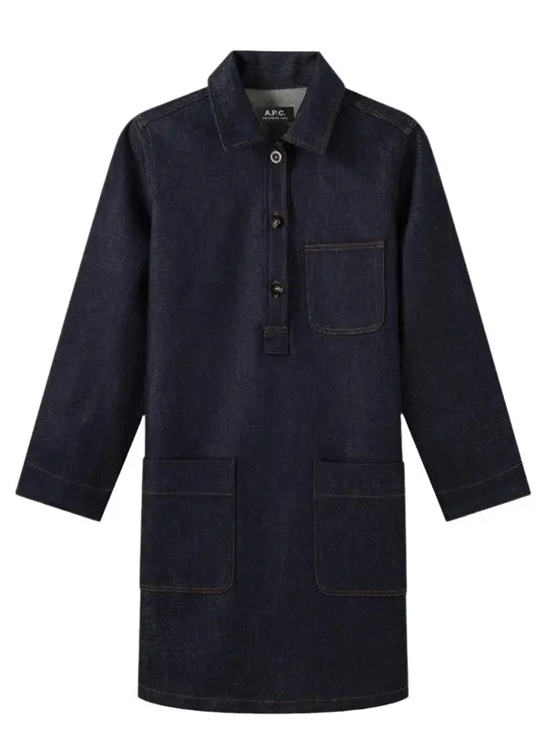 A.p.c. Aurelia Dress - Indigo