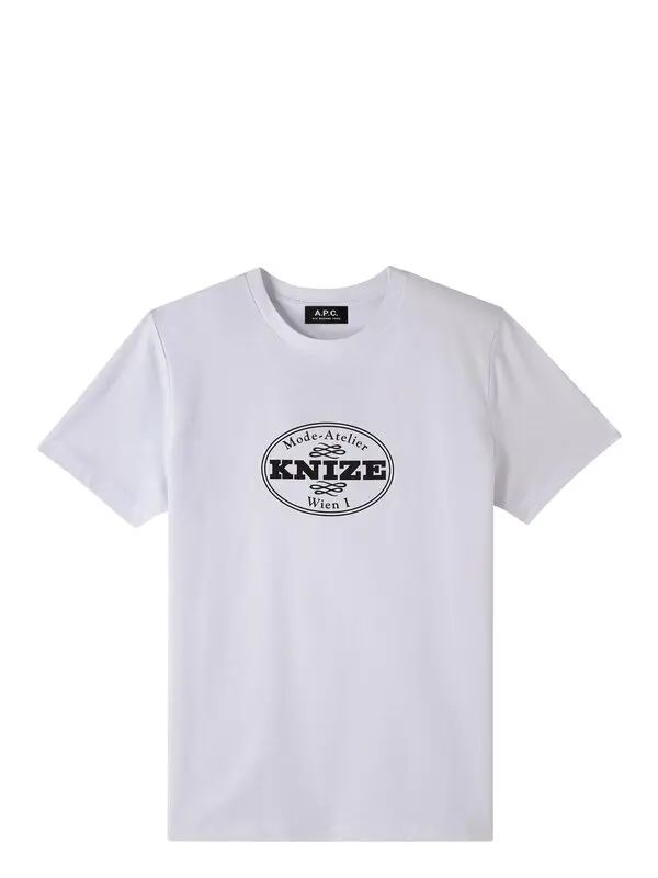 A.p.c. Knize' Graphic T-shirt - Black