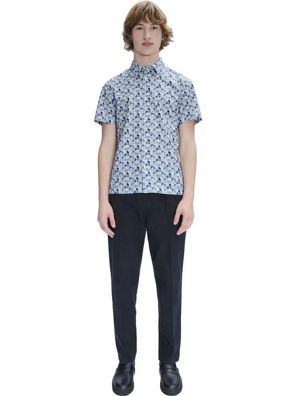 A.p.c. Léandre Short-sleeve Shirt - Blue
