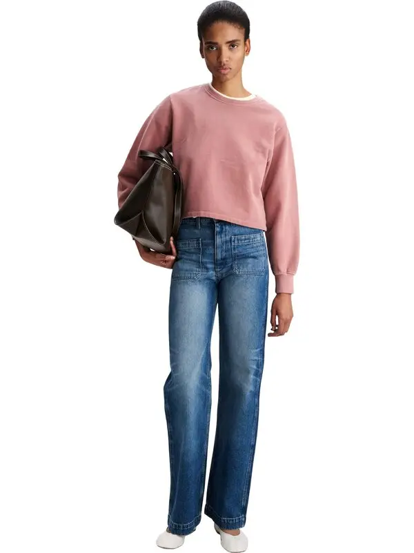 A.p.c. Cotton Sweatshirt - Raspberry