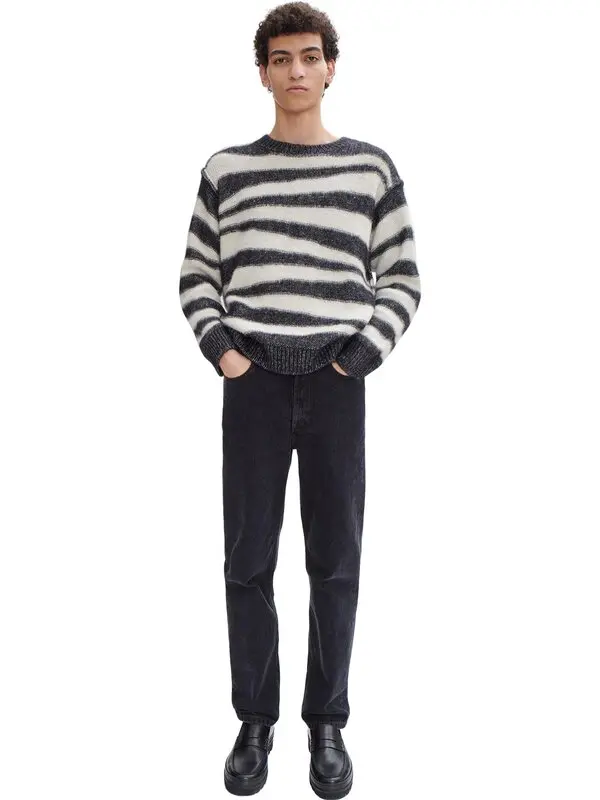 A.p.c. Sébastien" Crew Neck Sweater - Charcoal Grey