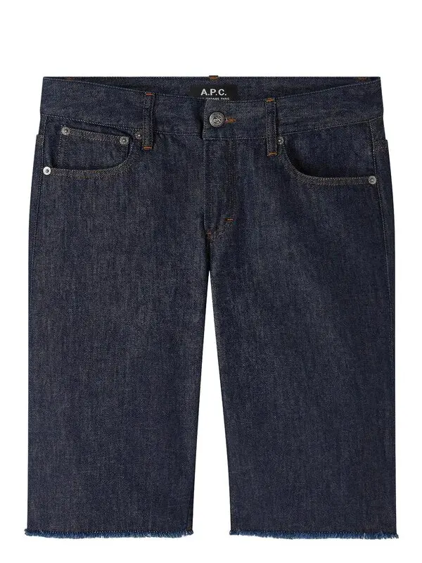 A.p.c. Kathleen Bermuda Shorts - Indigo