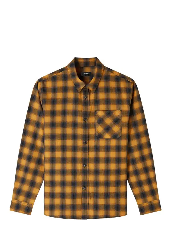 A.p.c. Trek Overshirt - Brown