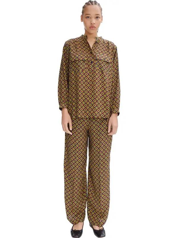 A.p.c. Carlota Wide Leg Trousers - Fuchsia
