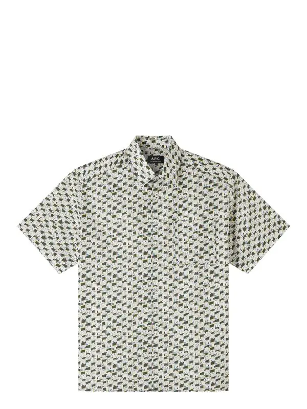 A.p.c. Rone Sizes Short-sleeve Shirt Kaf - Green