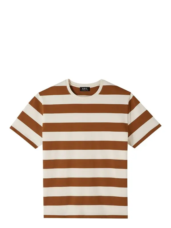 A.p.c. Thibaut T-shirt - Brown
