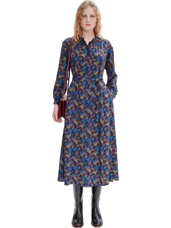 A.p.c. Camélia Dress - Dark Blue