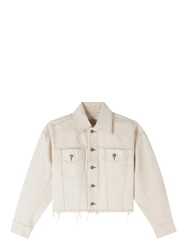 A.p.c. Sainters Denim Jacket - Ecru