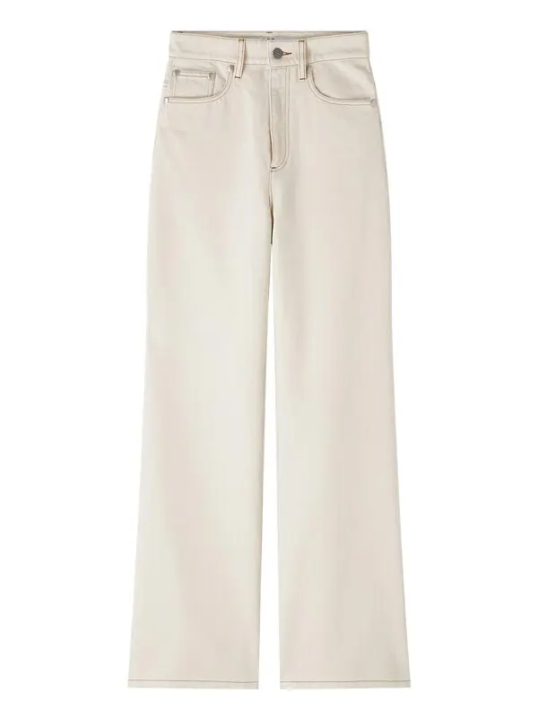 A.p.c. Clinteau Wide Leg Jeans - Ecru
